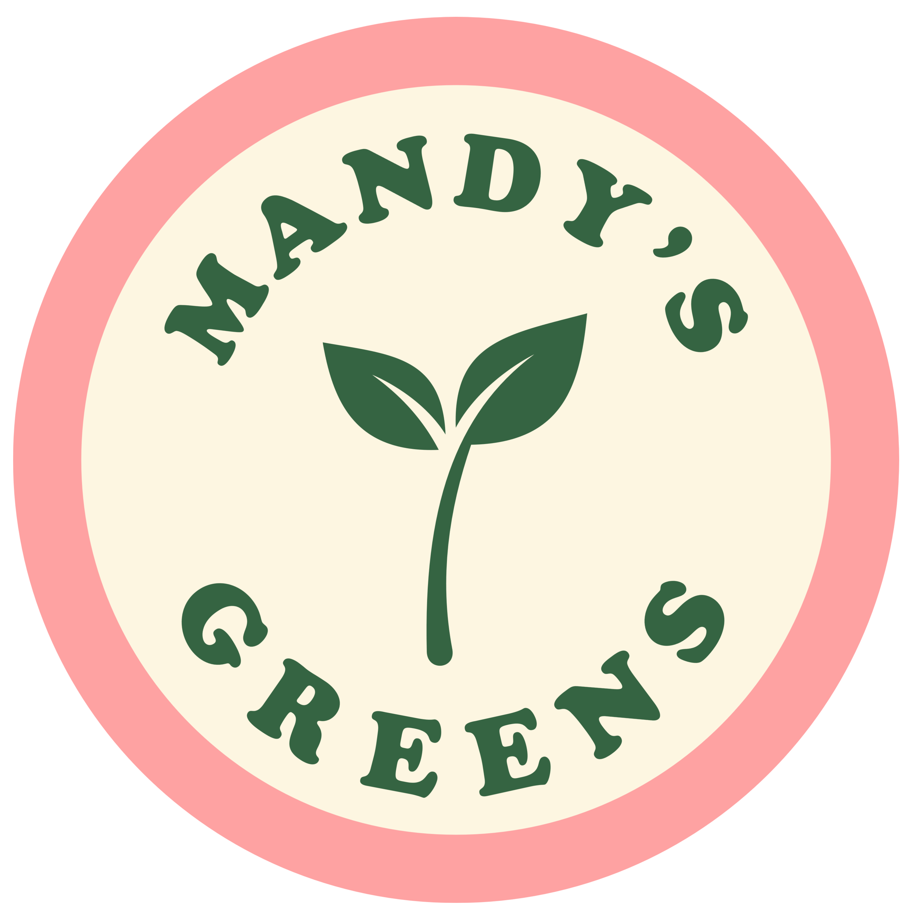 Mandy's Greens — Bio Site