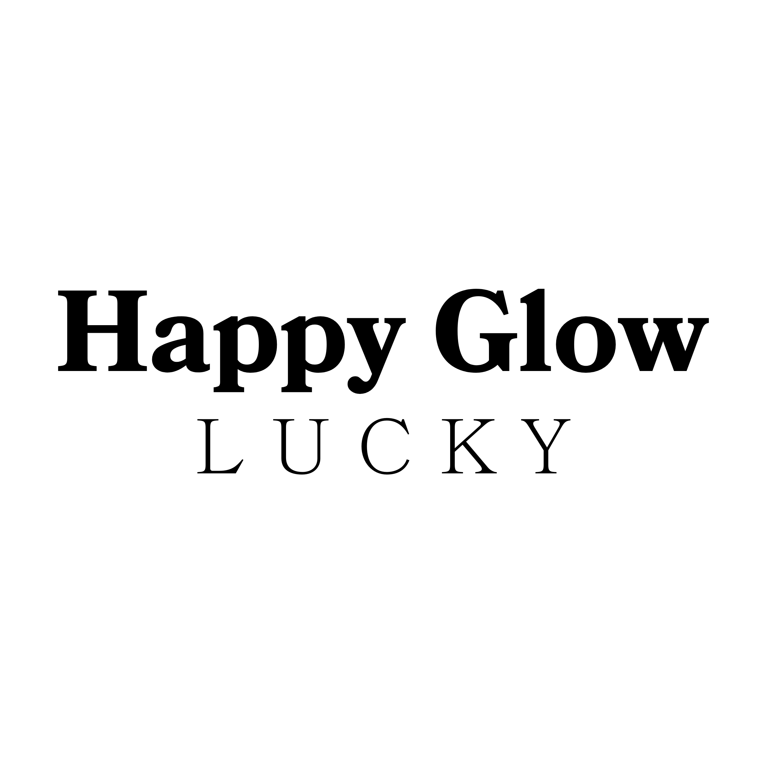HAPPY GLOW LUCKY