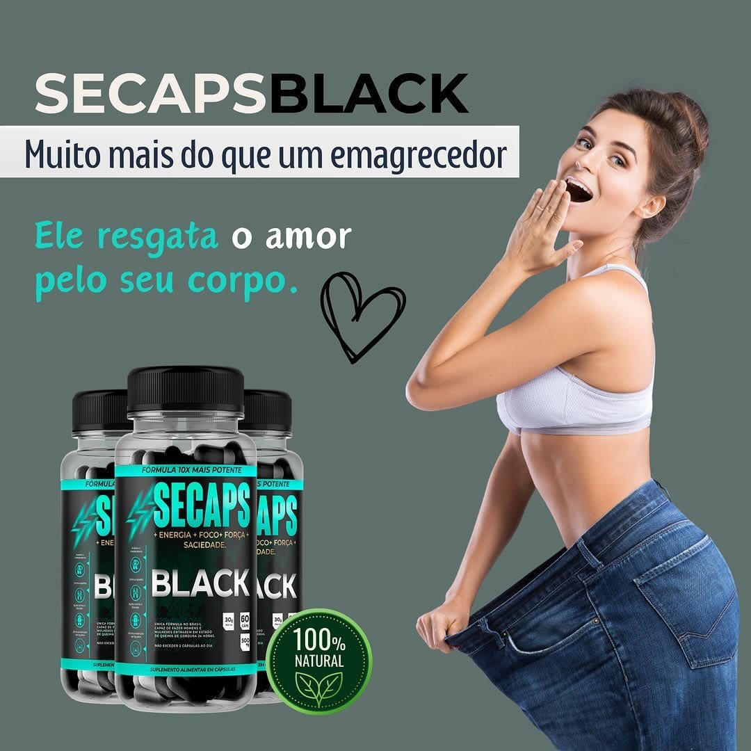 SECAPS BLACK EMAGRECEDOR — Bio Site