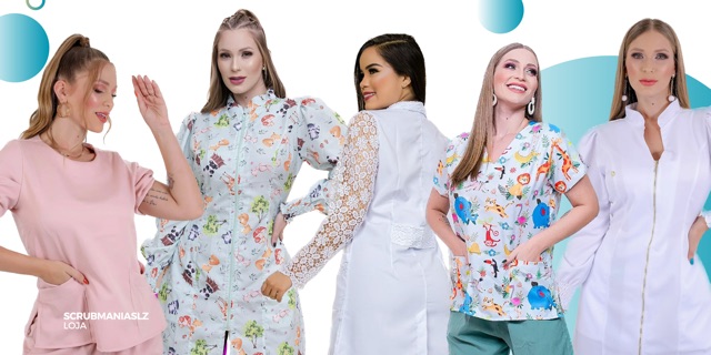 Scrubs, Jalecos e Bordados! — Bio Site