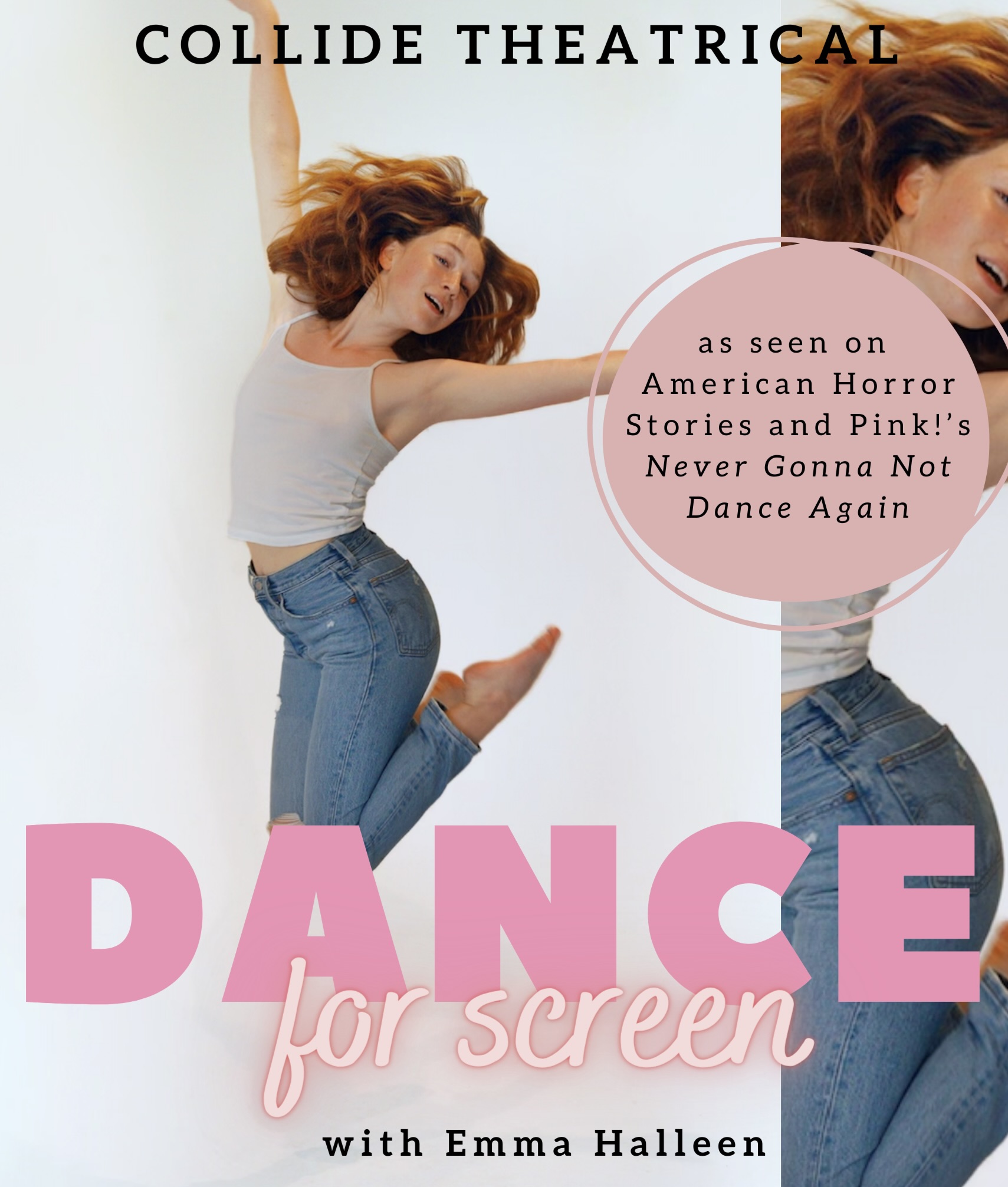 For all my Minnesota dancers, take my Dance for Screen class with me at Collide Theatrical ...