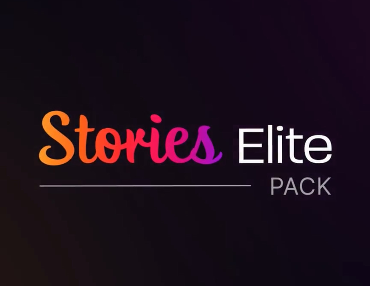 Stories Elite Pack Digital — Bio Site